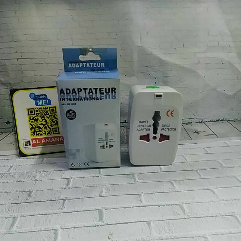 Jual Adapter international stop kontak | Shopee Indonesia