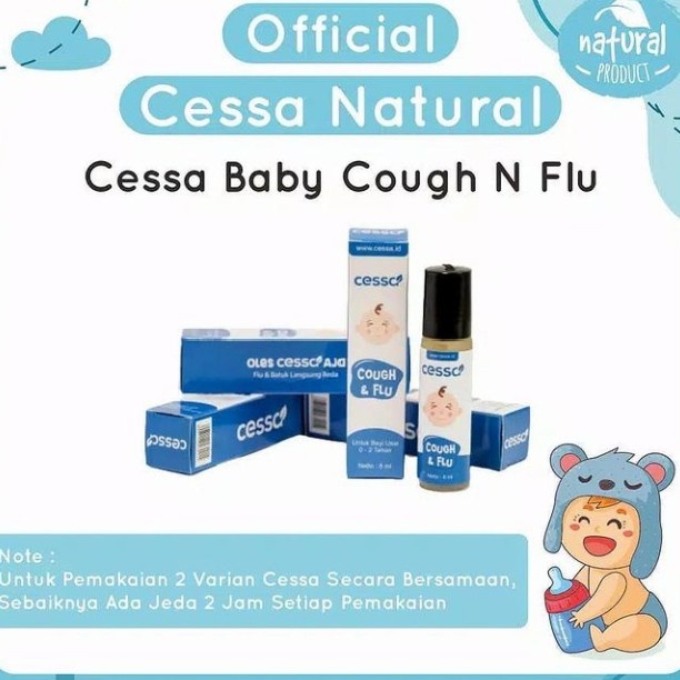 Jual CESSA COUGH N FLU - ESSENTIAL OIL PEREDA BATUK & PILEK BAYI ...