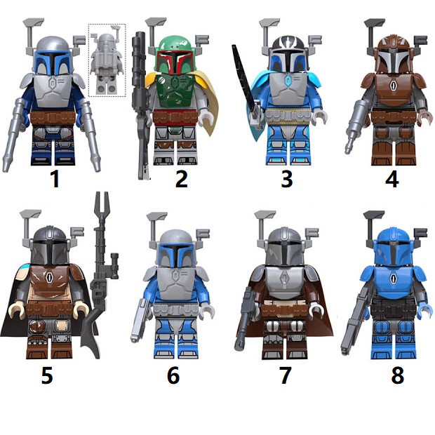 Jual Star Wars Mandalorian Super Commando Death Watch Minifigs Brick ...