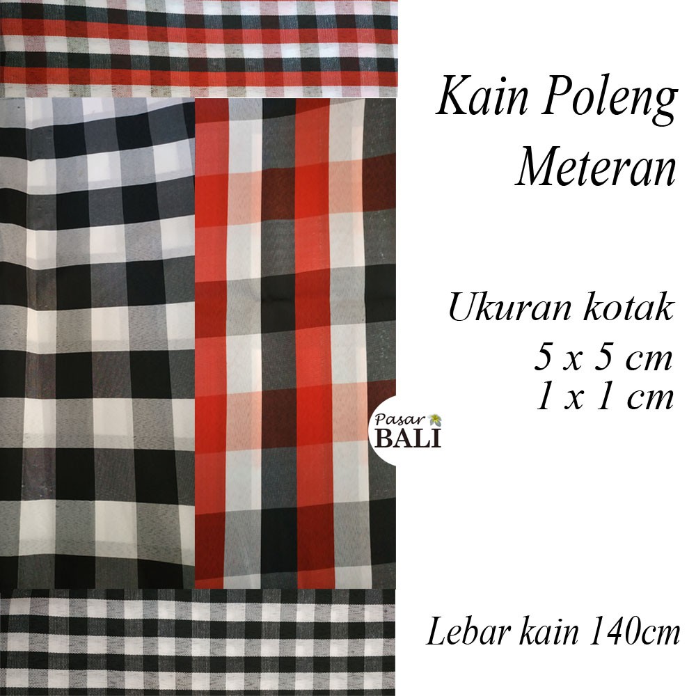 Jual Kain Poleng & Tridatu Meteran Khas Bali | Shopee Indonesia