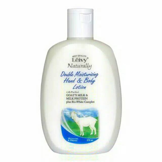 Jual Leivy Hand & Body 270ml Goats Milk (HBL) / body lotion / leivy ...