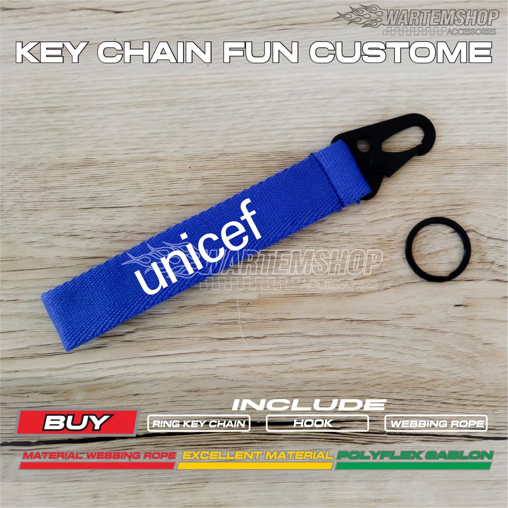 Jual GANTUNGAN KUNCI KEYCHAIN FUN UNICEF | Shopee Indonesia