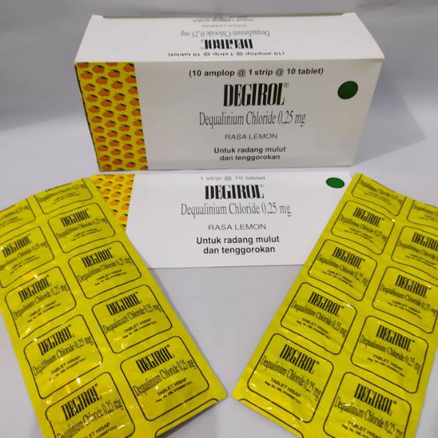 Jual DEGIROL 10 TABLET | OBAT SAKIT TENGGOROKAN | Shopee Indonesia