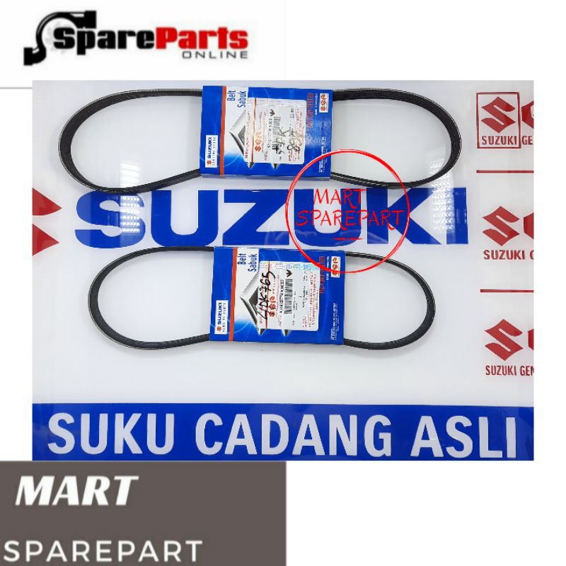 Jual Fan Belt Fanbelt Tali Kipas Set Sepasang Radiator dan Ac 5PK 897 dan 4PK 765 Suzuki Ertiga ...