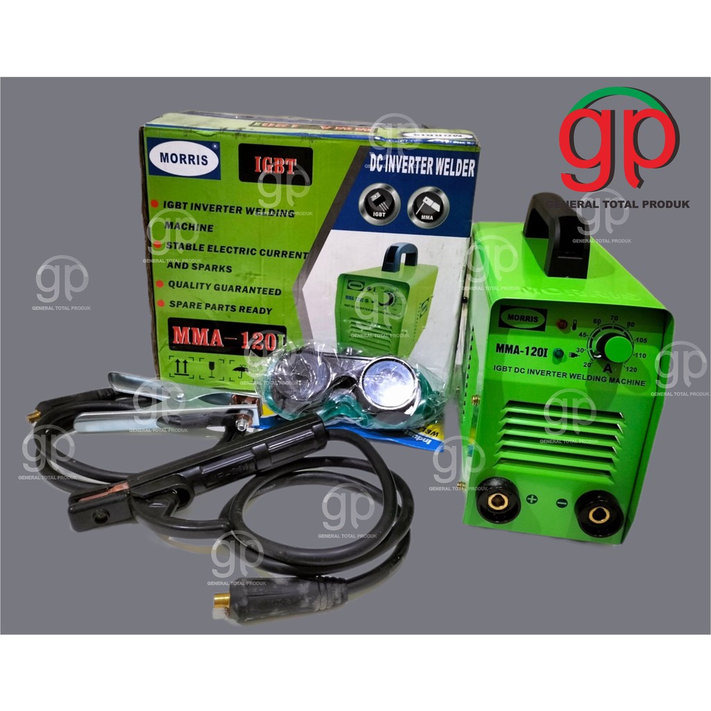 Jual Mesil Las Trafo Las Inverter Welder Morris MMA - 120 IGBT | Shopee ...