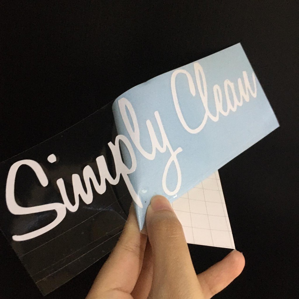 Jual Sticker Mobil JDM - SIMPLY CLEAN | Shopee Indonesia