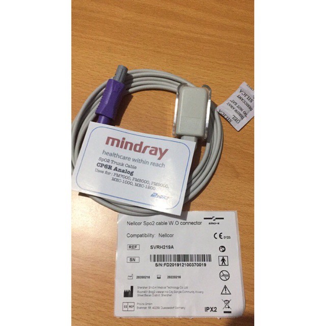 Jual Trunk Cable Compatible Mindray/ SpO2 Nellcor Mindray | Shopee ...