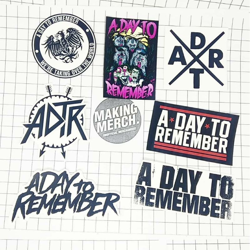 Jual Stiker Band ADTR / A Day To Remembee | Shopee Indonesia