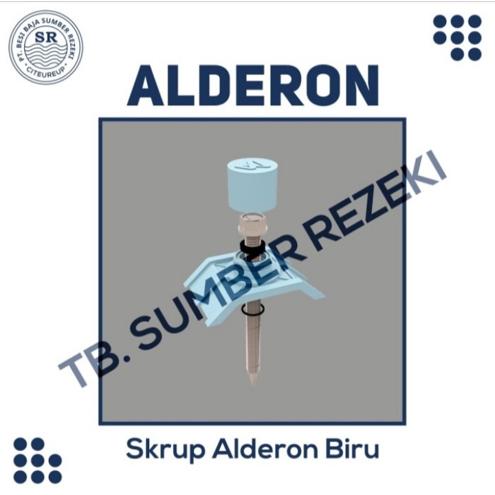 Jual SKRUP ALDERON PUTIH DAN BIRU | Shopee Indonesia