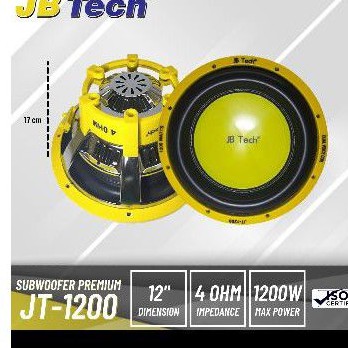Jual Subwoofer 12 inch JB TECH 1200 double coil/pcs | Shopee Indonesia