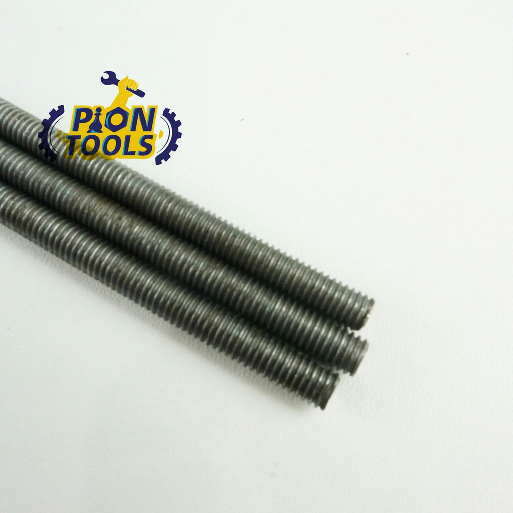 Jual Studbolt Besi M8 p1.25 Panjang 1 Meter Long Drat Asdrat Besi AS ...