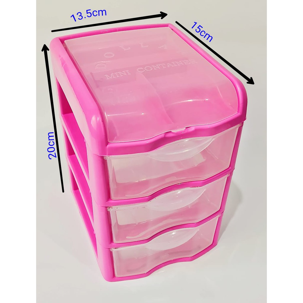 Jual Laci Susun 4 Kecil / Laci Mini / Mini Container Laci Plastik ...