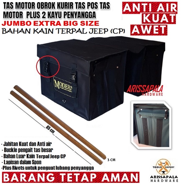 Jual TAS MOTOR TAS OBROK KURIR POS SPRINTER TAS ANGKUT BARANG TAS ...