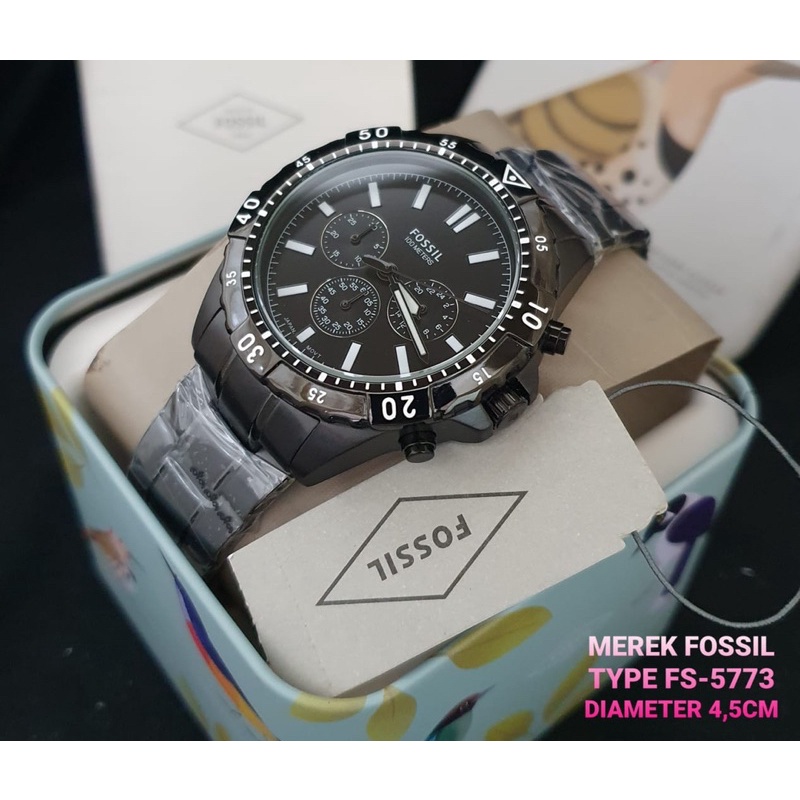 Jual Jam Tangan Pria Fssil FS ORIGINAL 100% GARANSI 1 Tahun || | Shopee ...