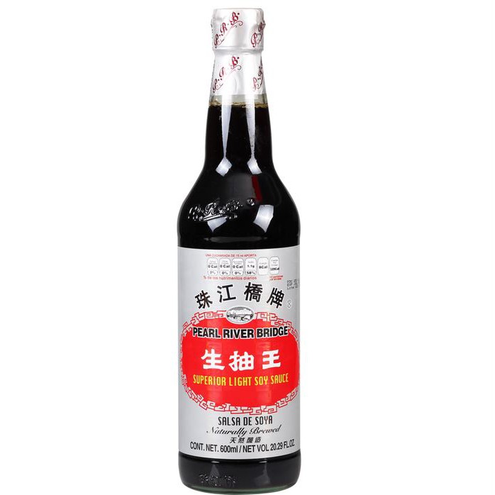 Jual [HALAL] Light Soy Sauce Kecap Asin Pearl River Bridge PRB 600ml ...