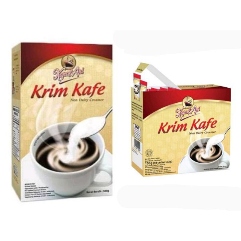Jual Kapal Api Krim Kafe Non Dairy Creamer - Krimer Bubuk 500gr ...