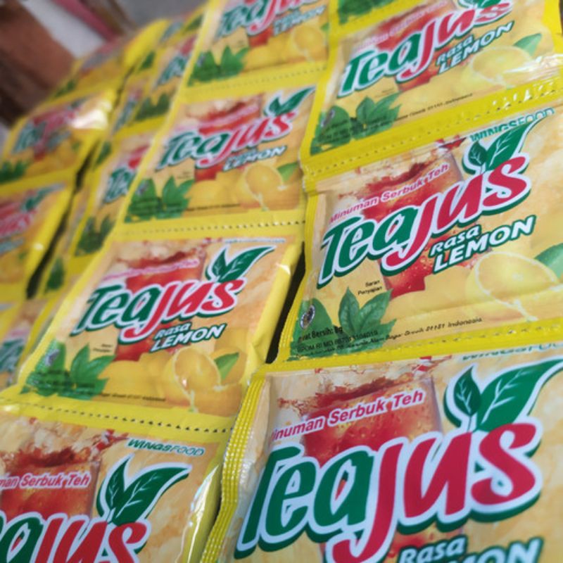 Jual Tea Jus Kemasan Sachet (1 Renceng 10 Sachet ) | Shopee Indonesia