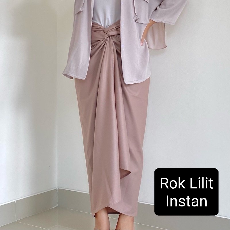 Jual Rok Lilit Instan Velvet Kain Lilit Kondangan Outfit | Shopee Indonesia