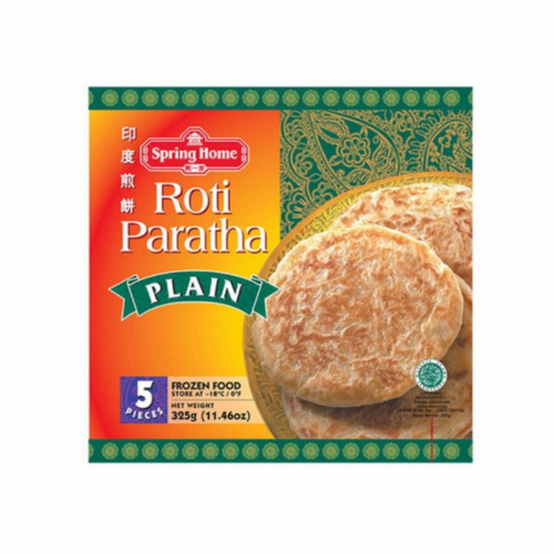 Jual SPRING HOME TYJ ROTI PARATHA ORIGINAL / Roti Paratha Plain | Berat ...