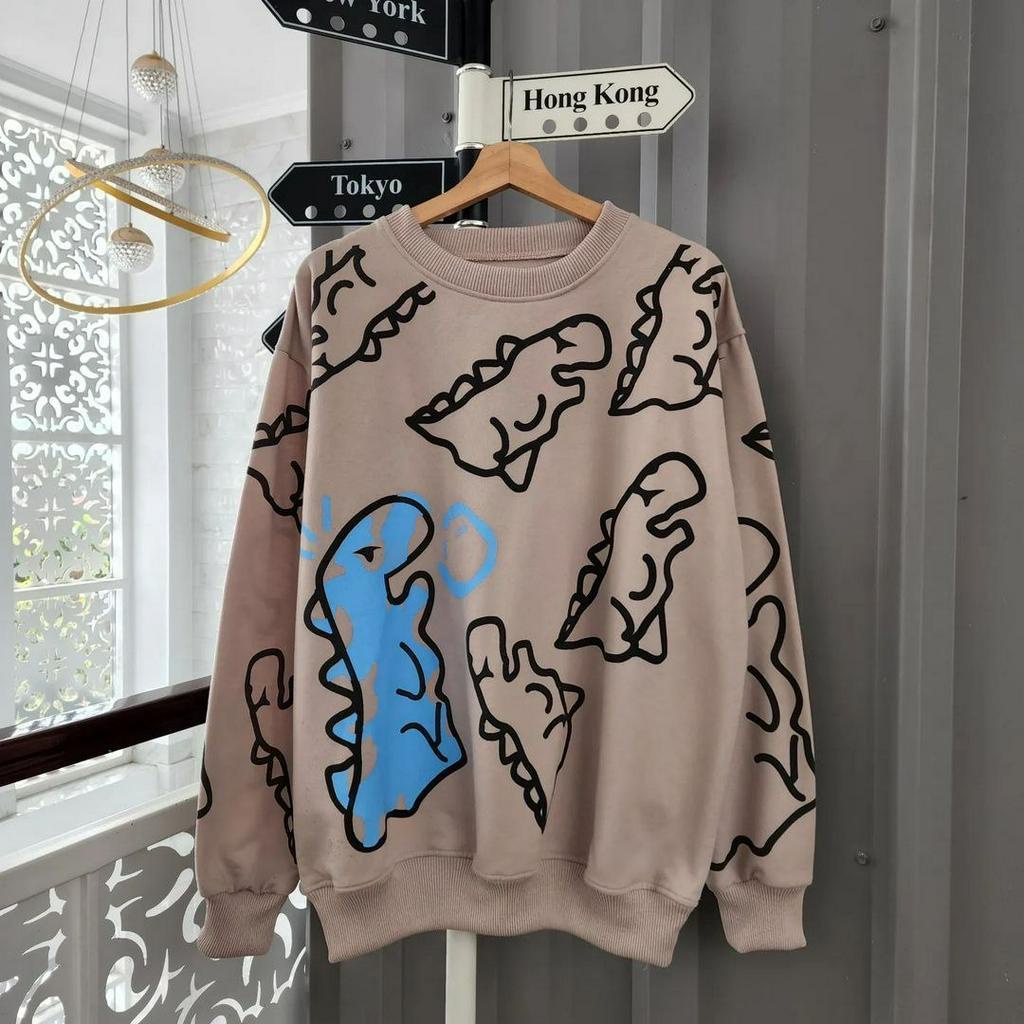 Jual Nara Grosir - Sweater Crayon Dino XXL l Sweater Terbaru Wanita ...