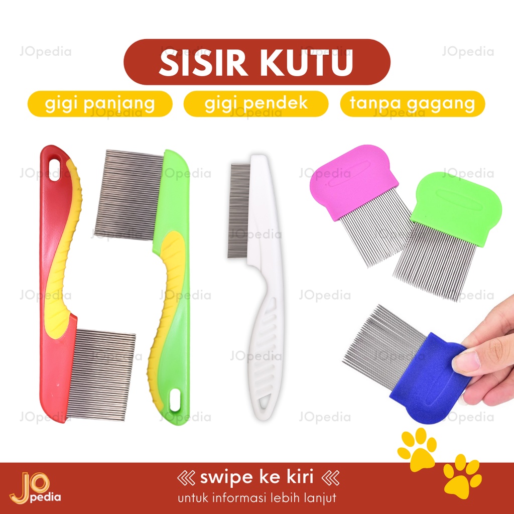 Jual SISIR KUTU Kucing Anjing Serit Besi Bulu Hewan Gagang Panjang ...