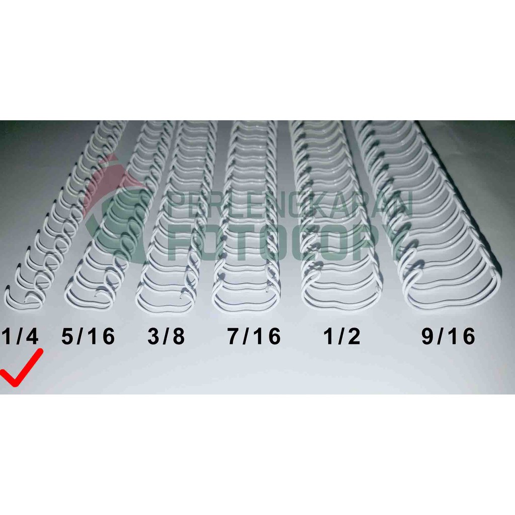 Jual Spiral Kawat, A4 3:1 - ukuran 1/4 TERMURAH | Shopee Indonesia