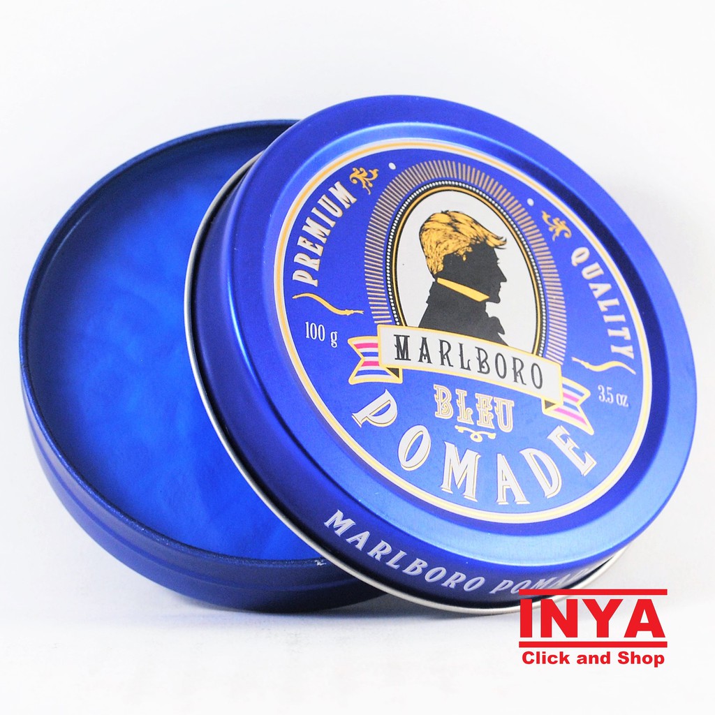 Jual POMADE MARLBORO BLUE BLEU 100gr - OIL BASED | Shopee Indonesia