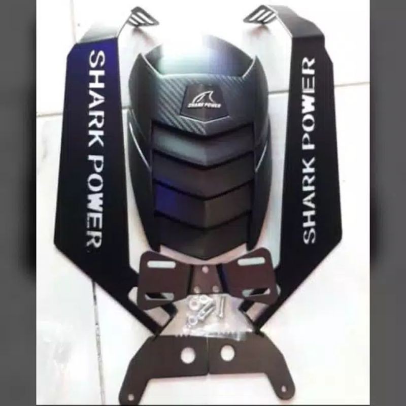 Jual Mud Guard sharkpower Mudguard Universal Yamaha r25 Vixion Cbr new ...