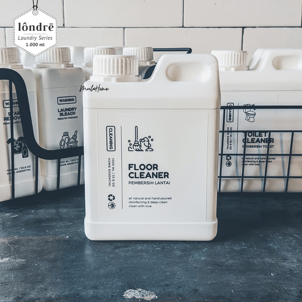 Jual LONDRe Laundry Detergent Bottle 1000 ml/1 Liter Botol Refill ...