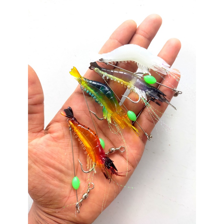 Jual Soft Lure Boomer Isi 4 biji Panjang 7cm Umpan Bentuk Udang Sudah ...