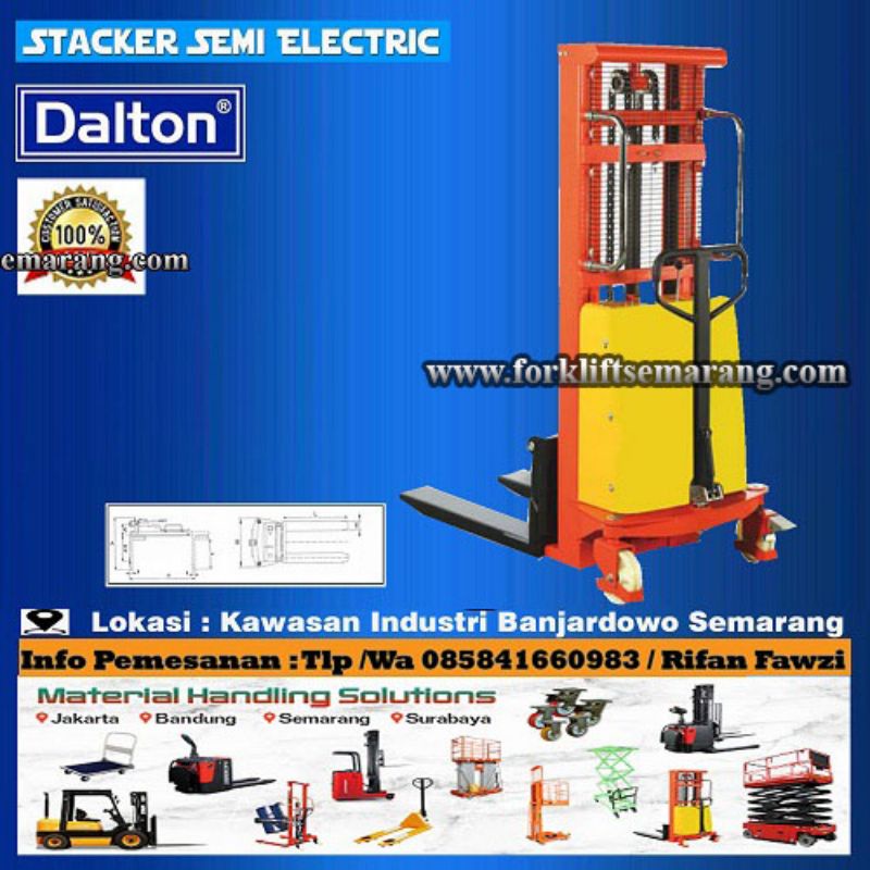 Jual Stacker semi electric dalton kapasitas 2 ton murah | Shopee Indonesia