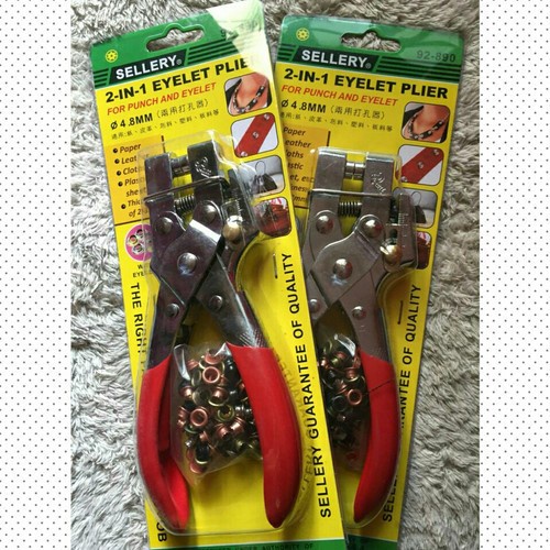 Jual TANG MATA AYAM 2 IN 1 EYELET PLIER FOR PUNCH AND EYELET SELLERY 92 ...