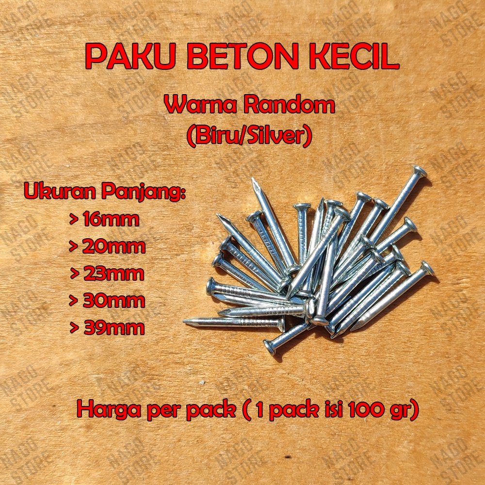 Jual PAKU BETON PAKU BAJA PAKU TEMBOK UKURAN KECIL PUTIH BIRU MM UNTUK ...