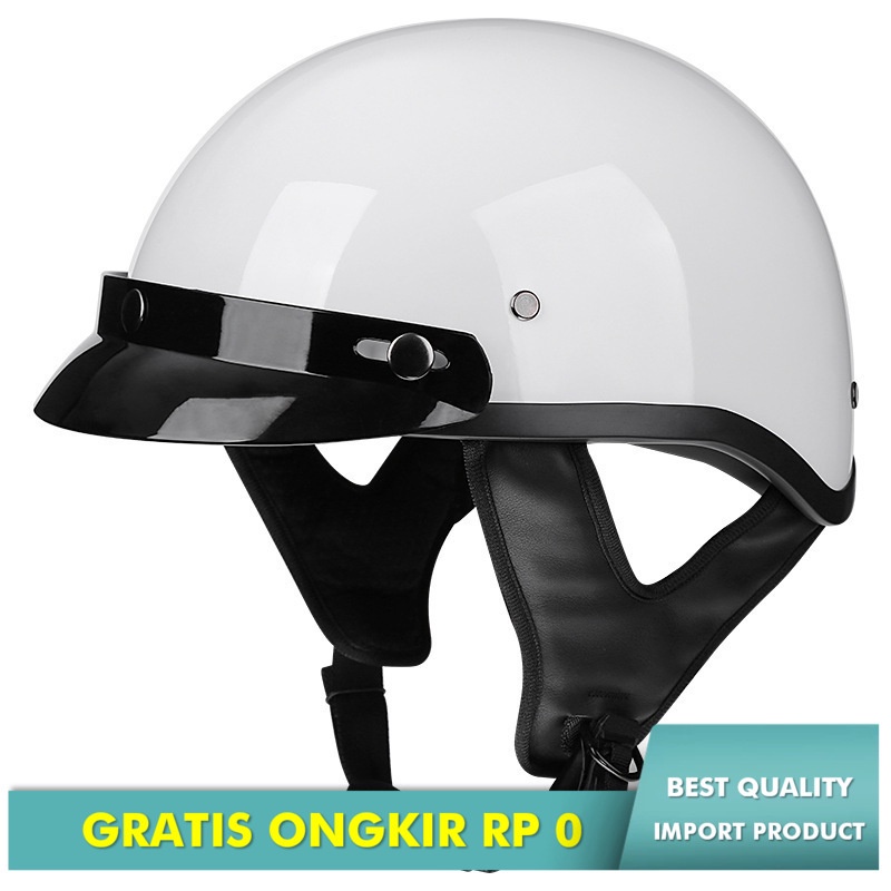 Jual Helm Listrik Mobil Pria Fe Harley Setengah Personalitas Keren ...