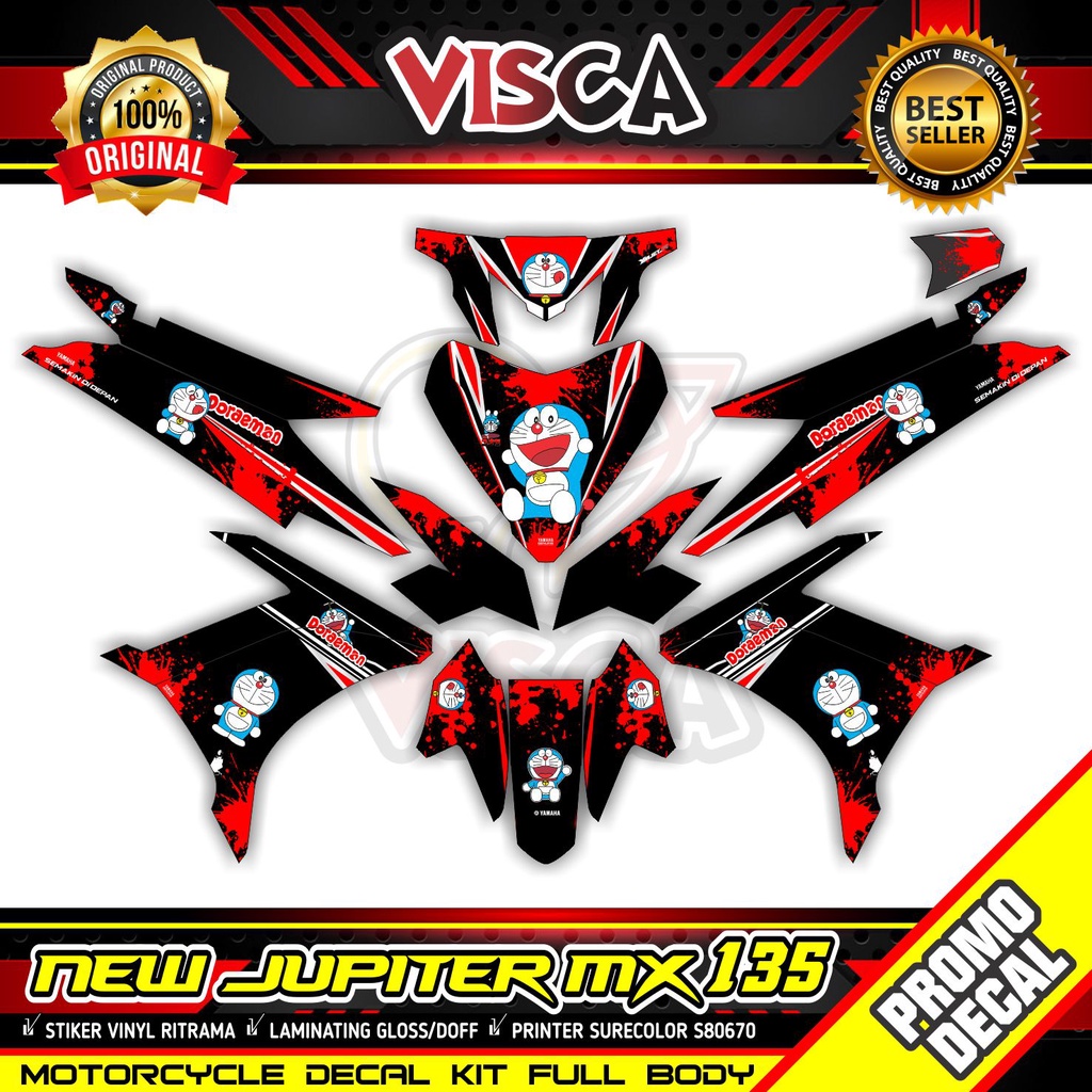 Jual Decal Stiker Jupiter MX New 135 Full Body / Striping Jupiter MX ...