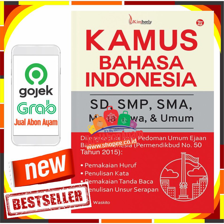 Jual BUKU KIMBERLY KAMUS BAHASA INDONESIA SD, SMP, SMA, MAHASISWA ...