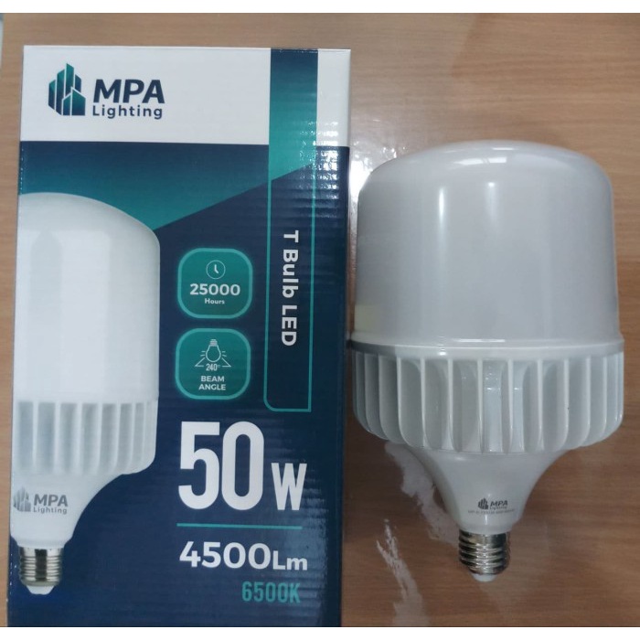 Jual Lampu T BULB LED MPA Lighting 50 Watt PUTIH | Shopee Indonesia