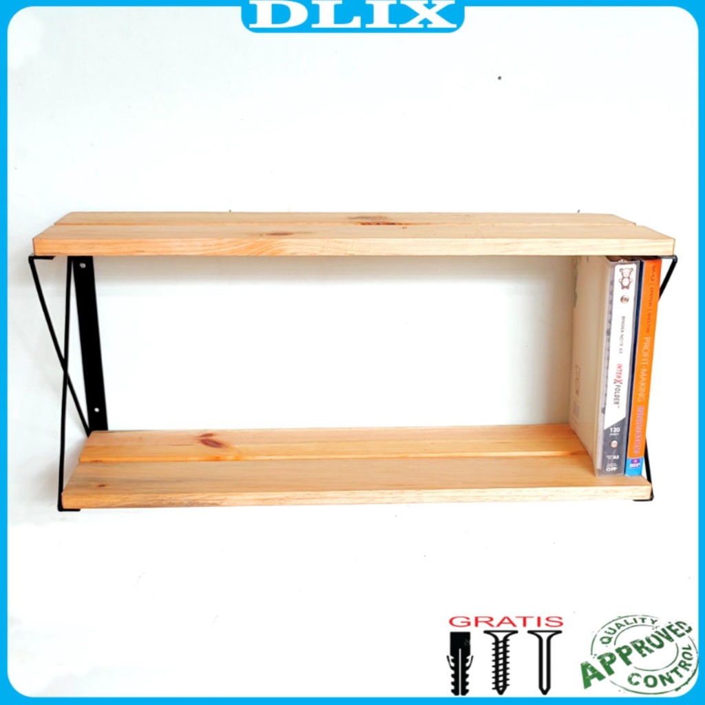 Jual Rak Industrial Minimalis Serbaguna x large/ Rak Buku Vintage ...