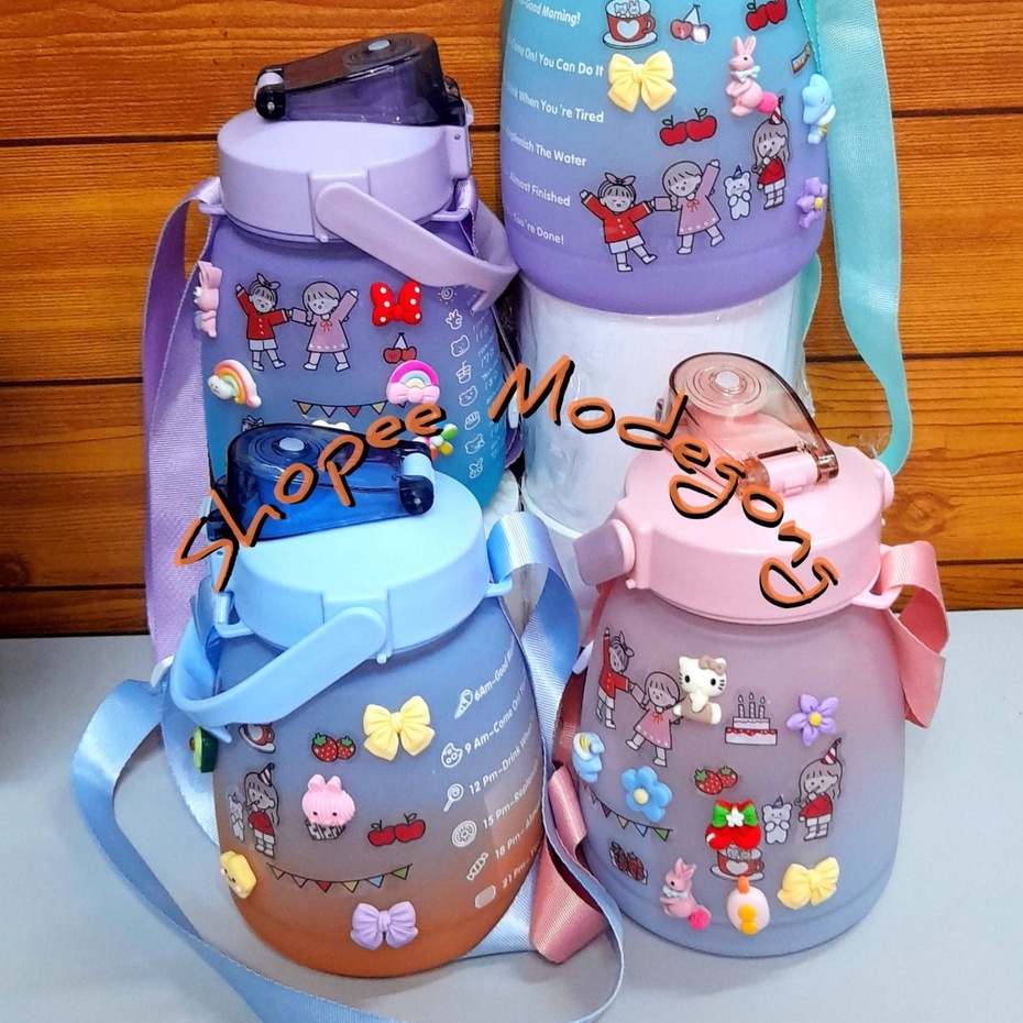 Jual BOTOL GEMOY VIRAL 1300 ML FREE STIKER 2D DAN 3D FREE TALI | Shopee ...