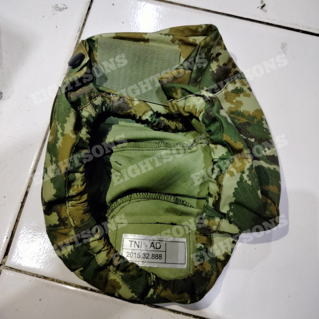 Jual COVER SARUNG SAMARAN HELM Original KOSTRAD JATAH PEMBAGIAN TNI ...