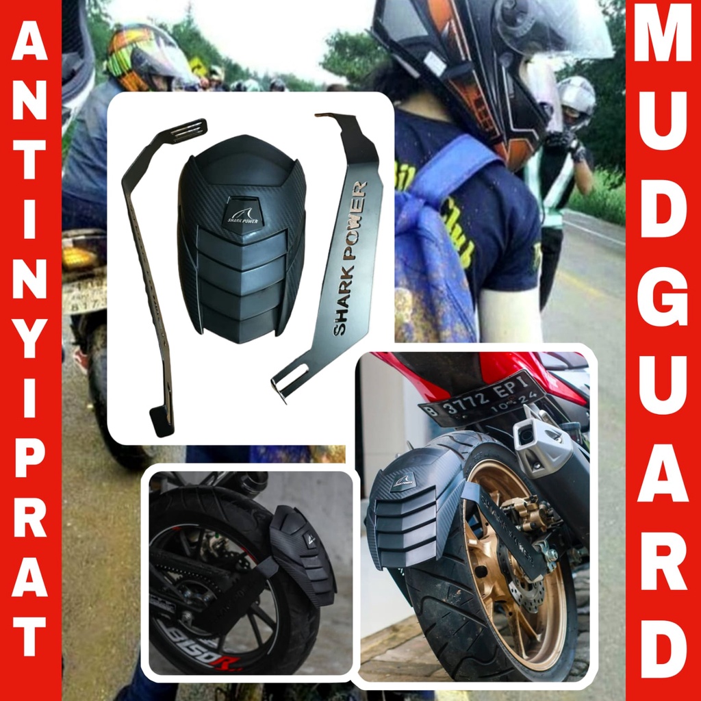 Jual Mudguard/Mud Guard Penahan Lumpur SHARK POWER Buat R15 v2/V3/Xabre ...