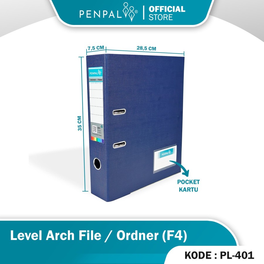 Jual Penpal Lever Arch File / Ordner Folio PL-401 ( 12 Pcs ) | Shopee ...