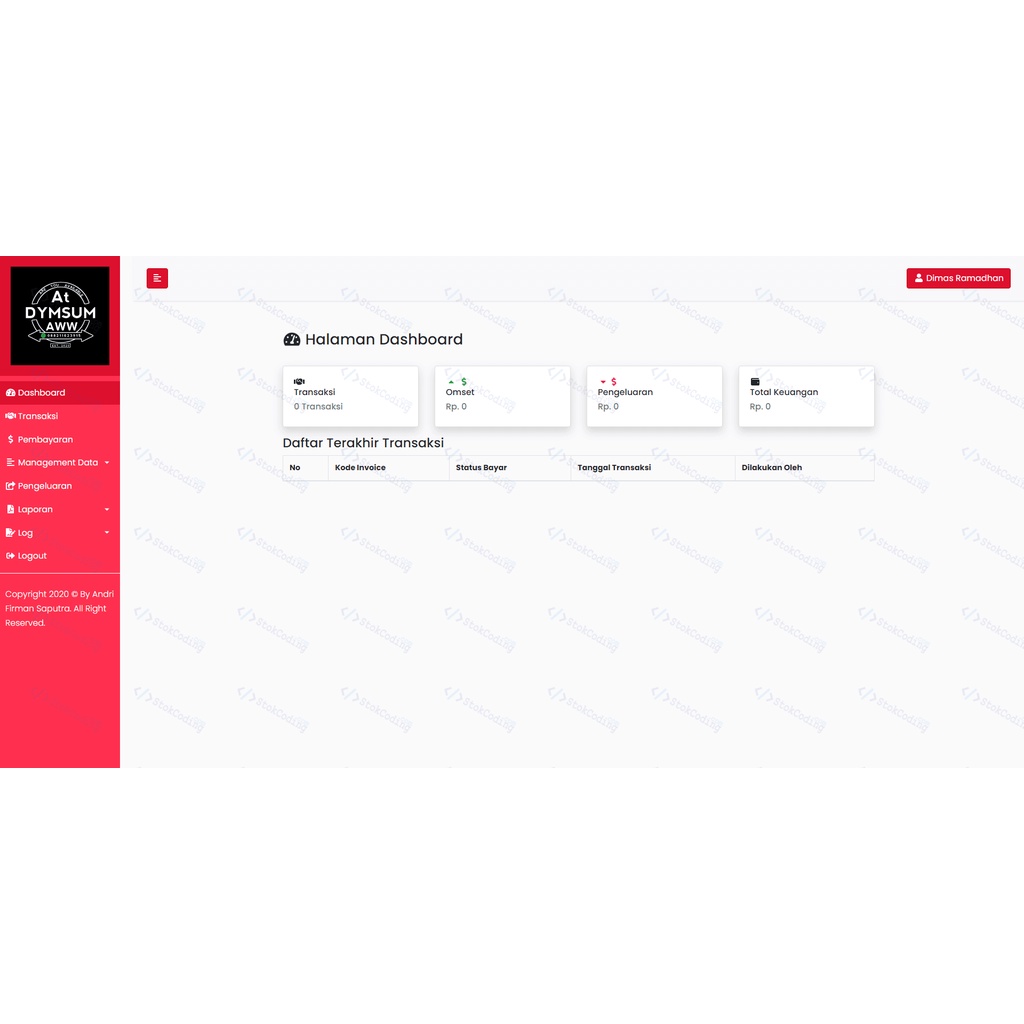 Jual Aplikasi Penjualan Dimsum Berbasis Web Codeigniter | Shopee Indonesia