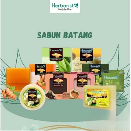 Jual Herborist Natural Bar Soap Sere | Beras Putih | Beras Merah ...