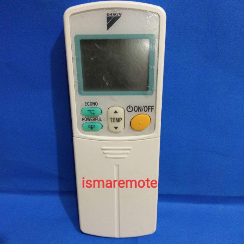 Jual REMOTE REMOT AC DAIKIN ECONO POWERFUL ORIGINAL SECOND | Shopee ...