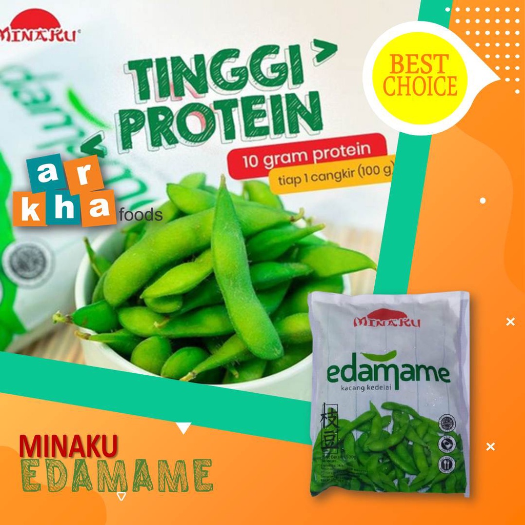 Jual Edamame minaku kacang kedelai 500gr | Shopee Indonesia