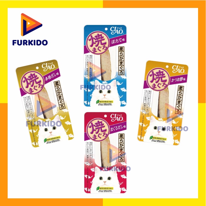 Jual Inaba CIAO Cat Treats Filled Roasted Tuna All Variant / Snack ...