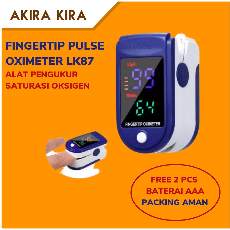 Jual Oxymeter Finger Pulse Alat Pengukur Saturasi Oksigen - Oximeter ...