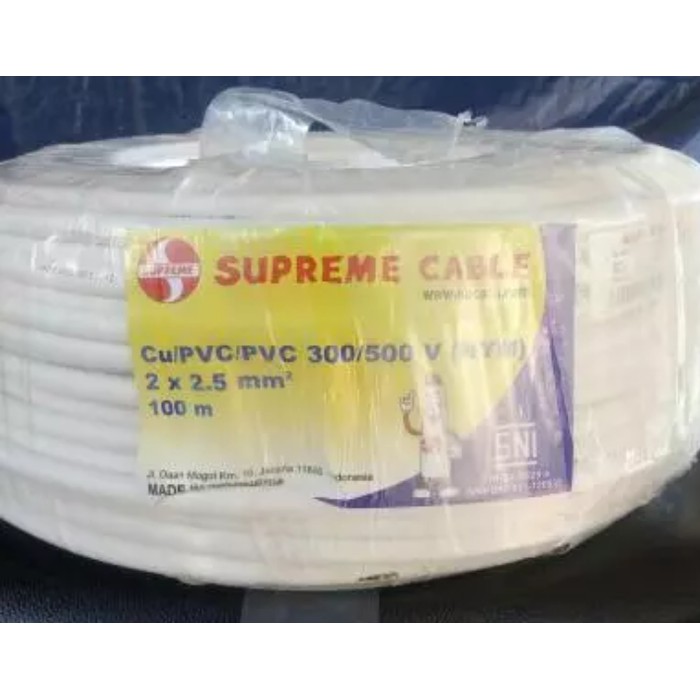 Jual Kabel Engkel NYM 2 x 2,5 Putih ETERNA SUPREME | Shopee Indonesia