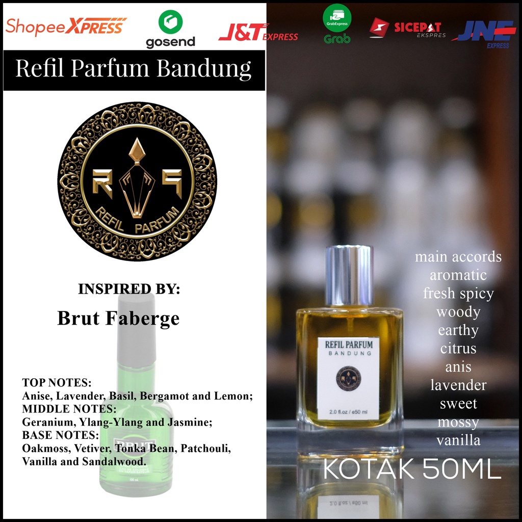 Jual Refil Parfum Inspired By Brut Man 35ml - 120ml | Shopee Indonesia